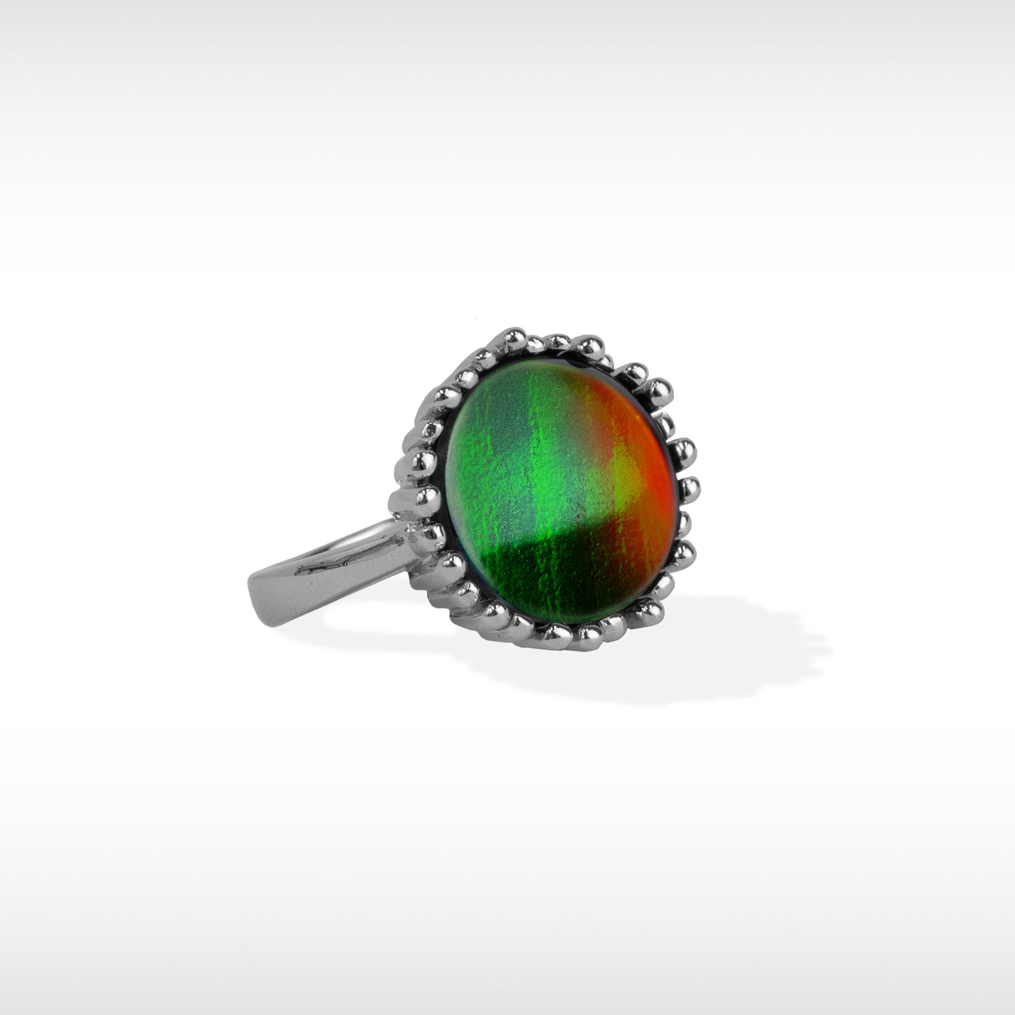 Women's Sterling Silver Ammolite Ring – KORITE