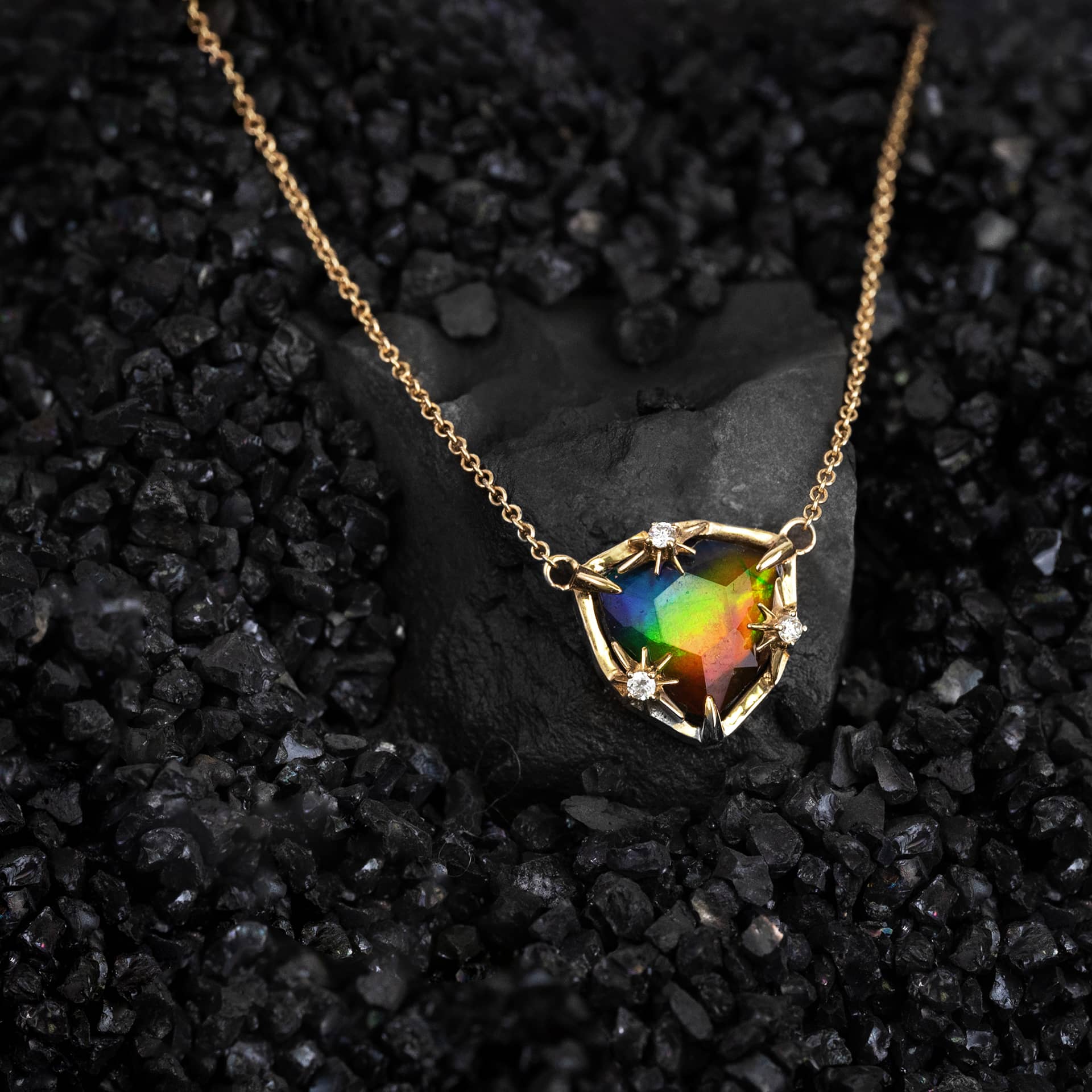 Shop ammolite jewellery from our Starlight Collection | KORITE